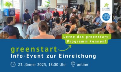 Online-Info-Event zur Einreichung | 23.01.2025 • Greenstart